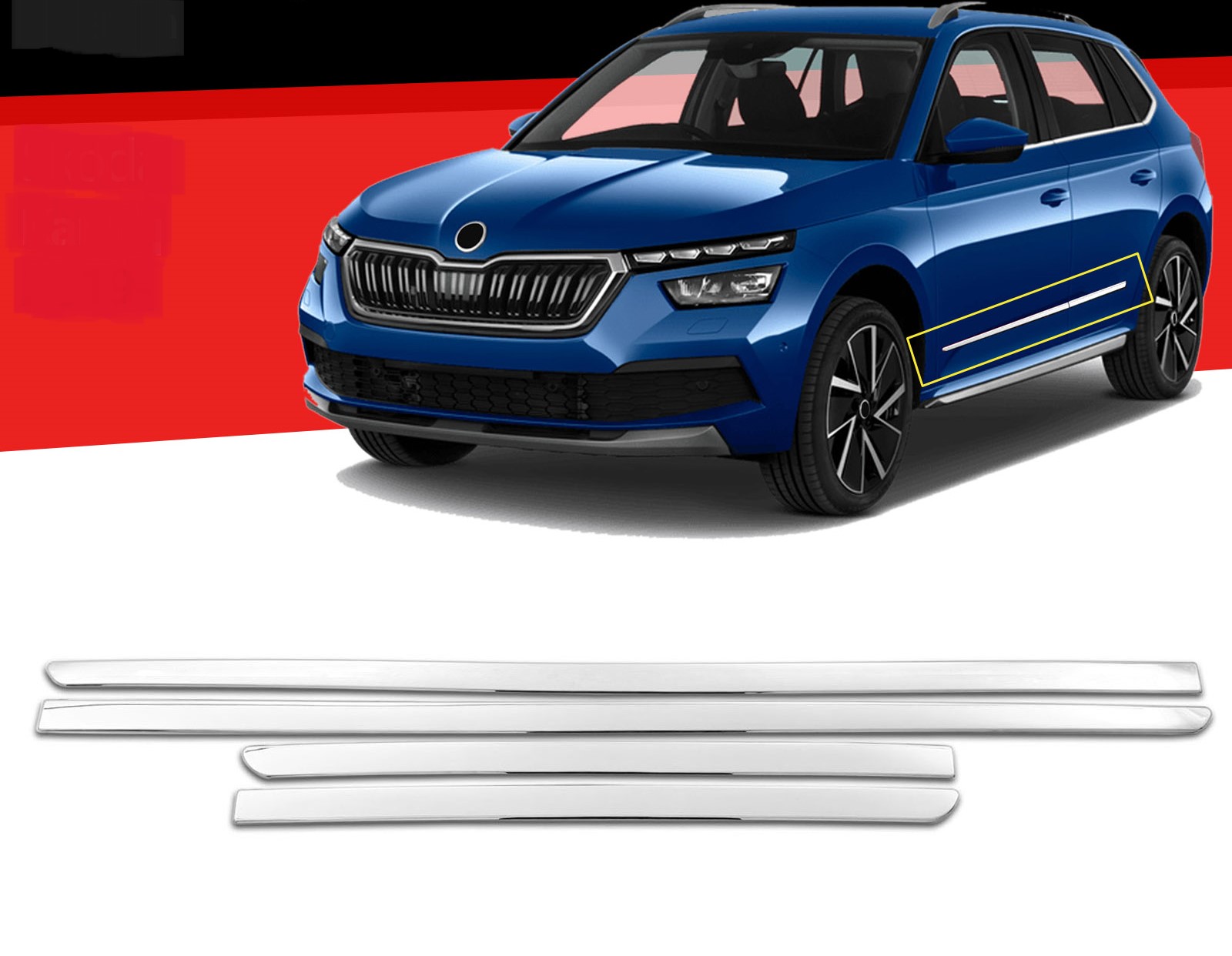 Seitenschutzleisten Türleisten Zierblende Edelstahl für SEAT LEON - anka-vertriebs.de